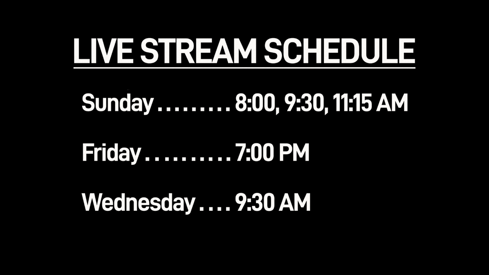 Watch Live - St. Louis Family Church - Pastor Jeff Perry